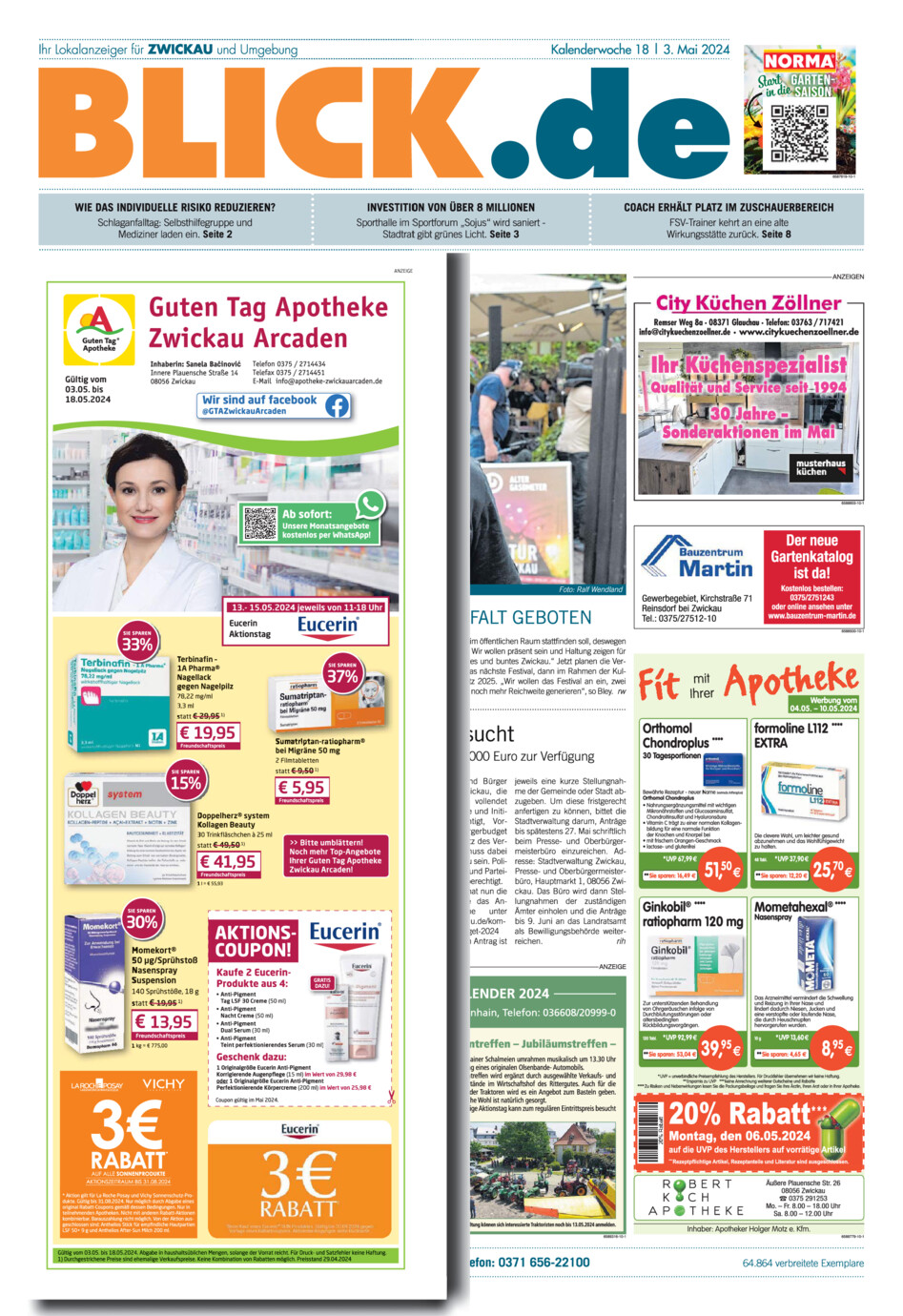 Zwickauer Blick - Freitag, 3. Mai 2024
